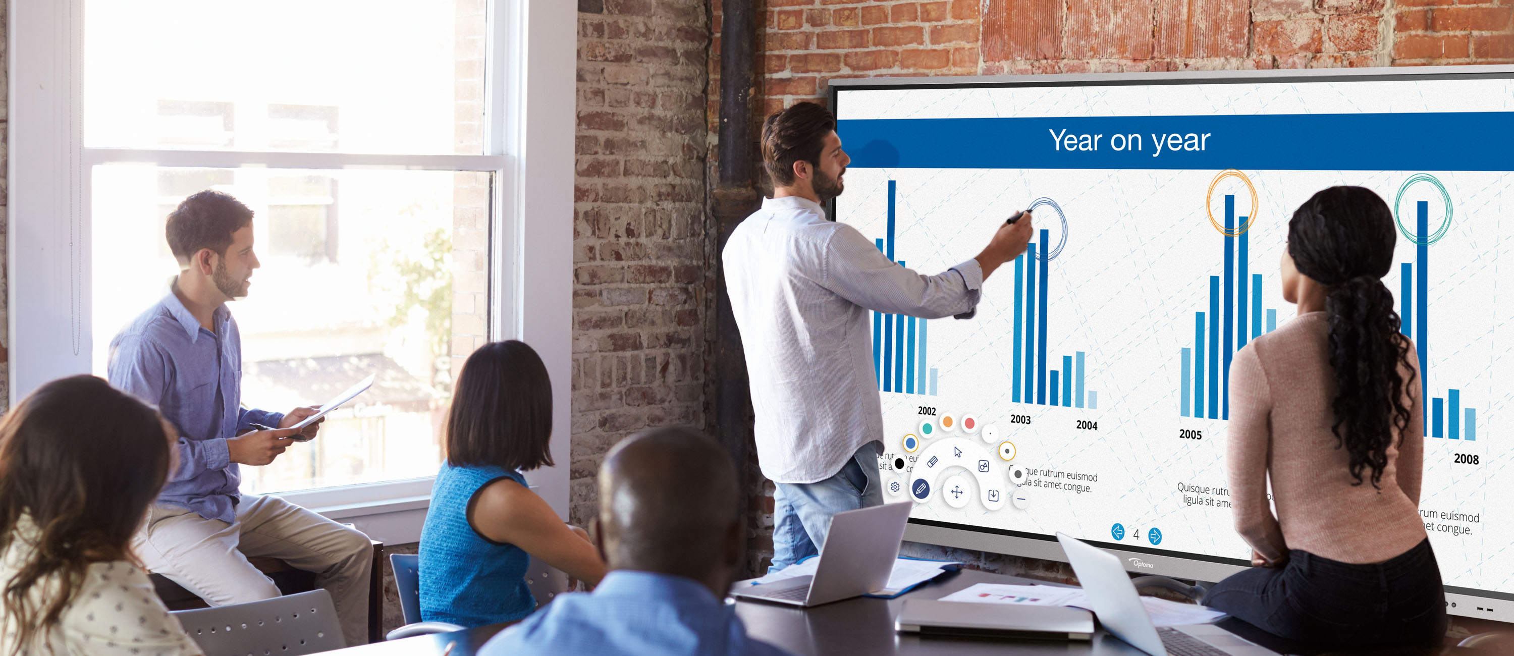 5861RK Creative Touch 5 series 86" premium interactive flat panel ...